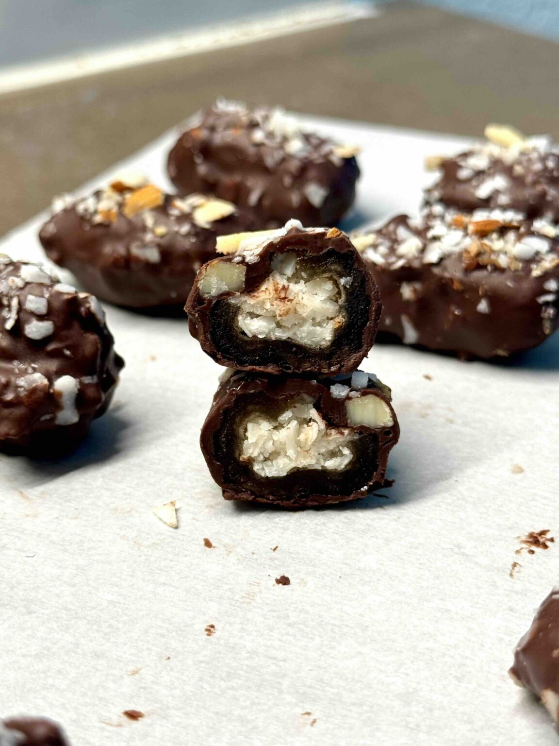 Coconut Chocolate Dates (Almond Joy Dates) – Flavored Nice